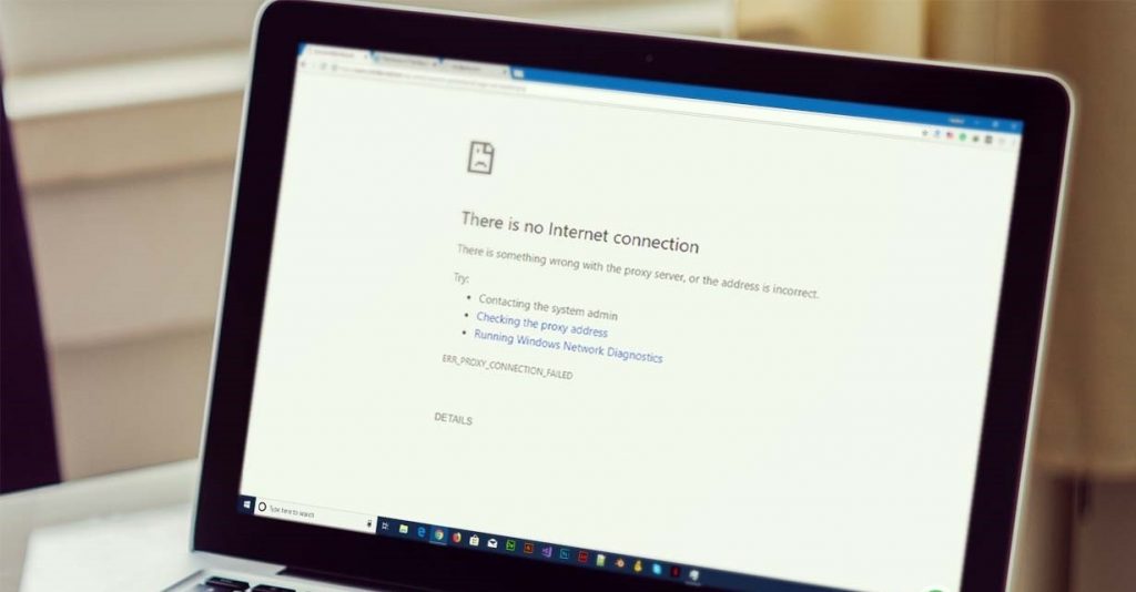 رفع مشکل err_proxy_connection_failed - بایت گیت